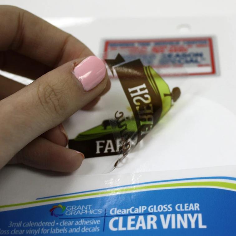 GG ClearCal-P - Clear Permanent Vinyl — Grant Graphics