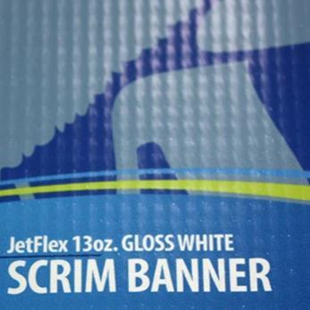 ULTRAFLEX: Jetflex White Scrim Banner 13oz. — Grant Graphics
