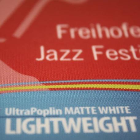 UltraFlex: UltraPoplin White Polyester Fabric — Grant Graphics
